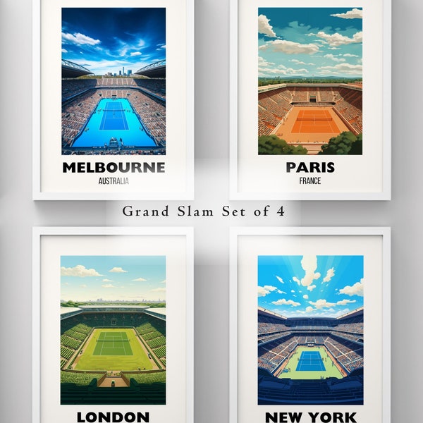 Tennis Poster - Etsy