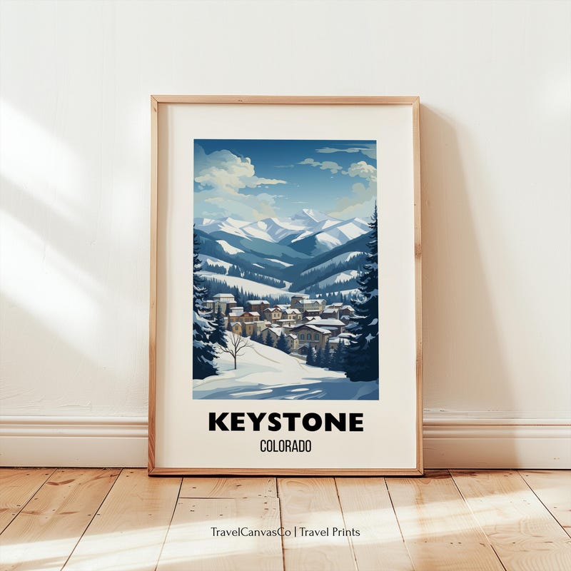 Keystone Ski Resort Art - Etsy