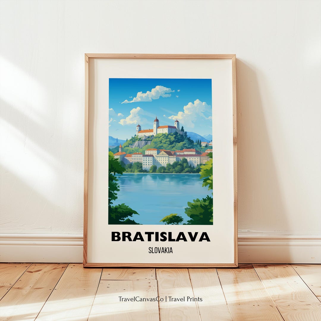 Bratislava Travel Print Wall Art, Slovakia Poster, Bratislava Print ...