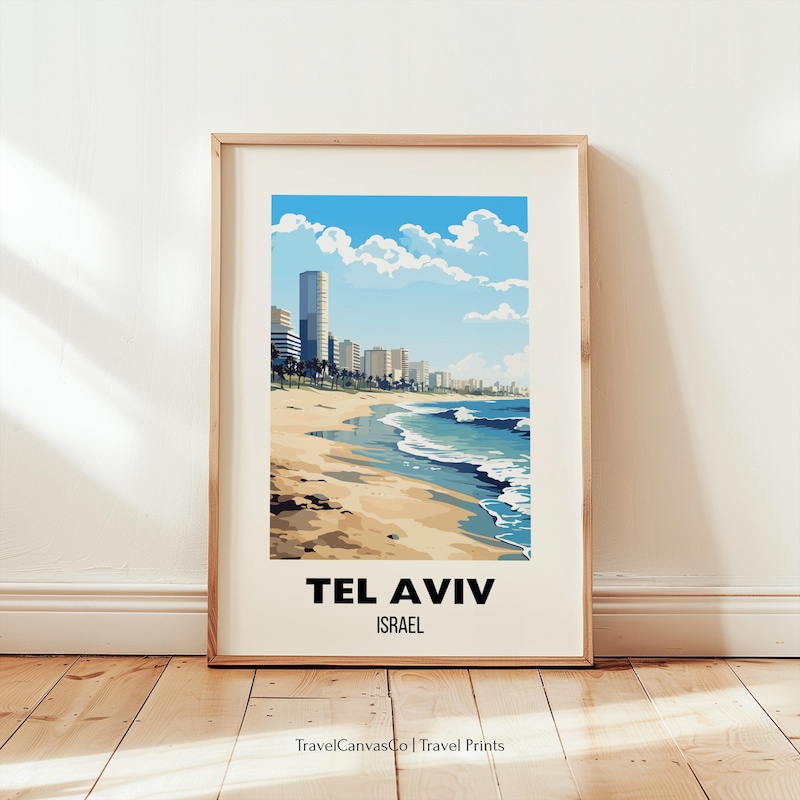 Tel Aviv Poster - Etsy
