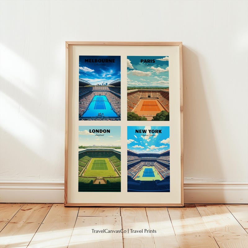 4 Tennis Grand Slam - Etsy