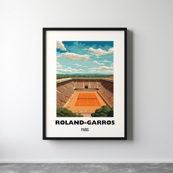 Roland Garros Poster - Etsy