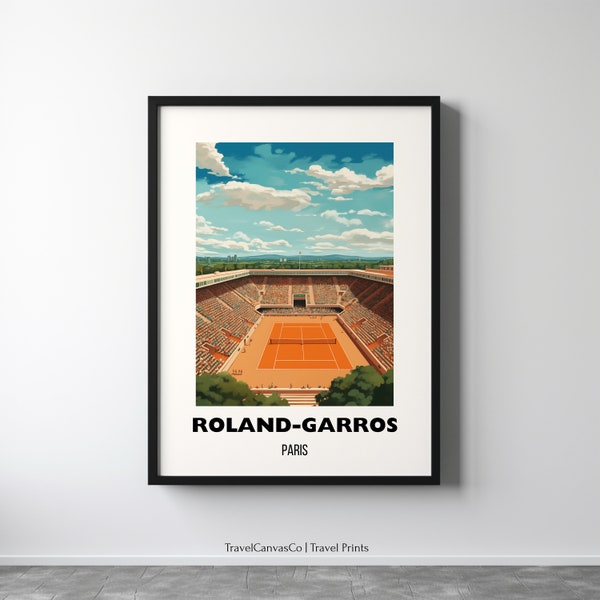 Roland Garros Poster - Etsy