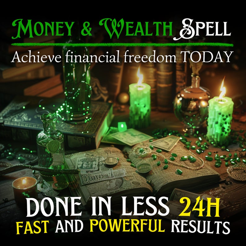 FAST Money Wealth Spell: Attract Money, Money Spells, Abundance Money ...