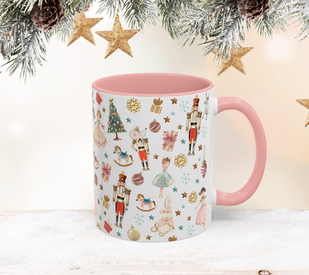 Nutcracker Mug: Christmas Gift, Accent Coffee Mug, Cute Drinkware ...