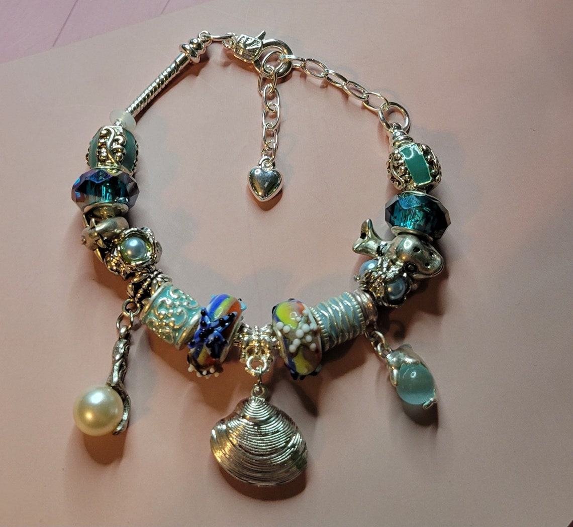 Ocean Theme Bracelet - Etsy UK