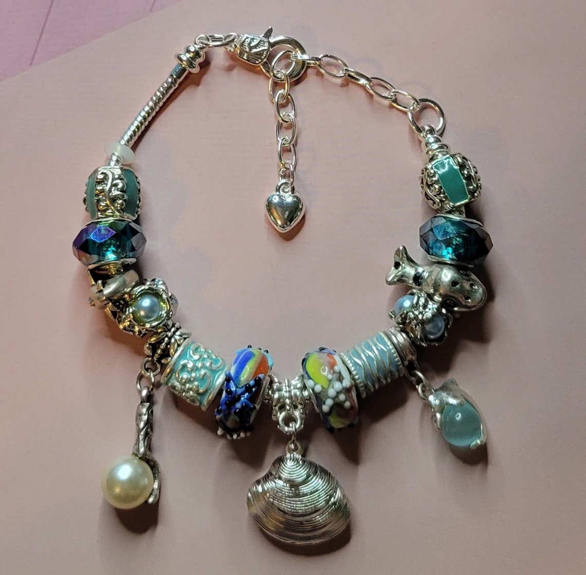 Ocean Theme Bracelet - Etsy UK