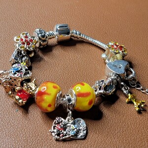 Winnie the Pooh Bead Bracelet - Etsy