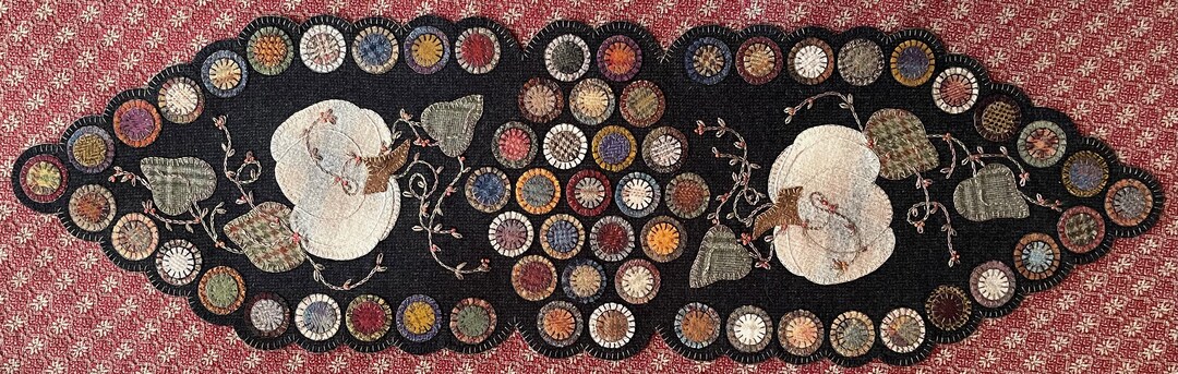 Pumpkins & Pennies Table Runner- Pattern - Etsy