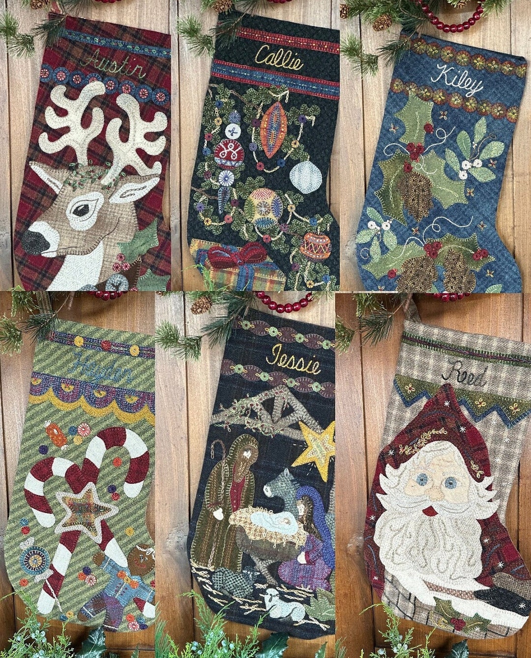 Christmas Stocking Bundle- All 6 Patterns - Etsy