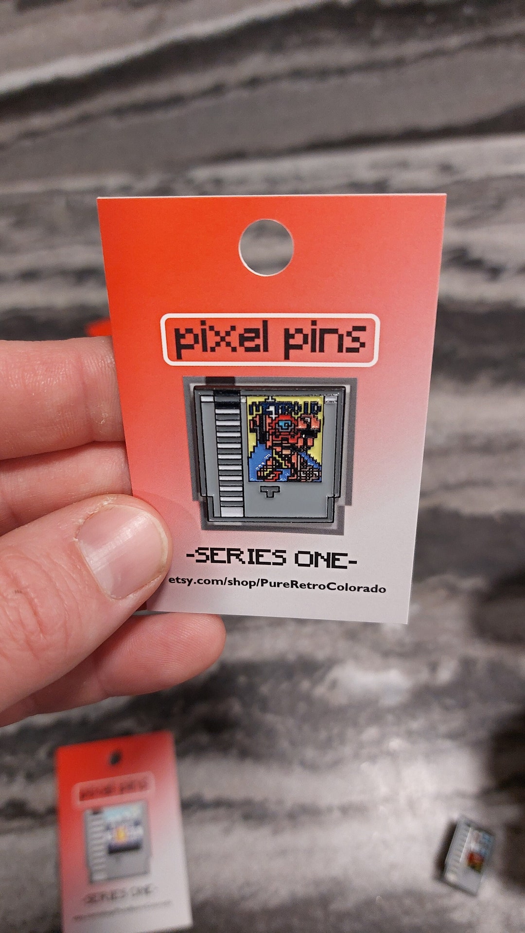 Metroid Yellow Label - 1" Enamel Nintendo NES Pixel Pin - Etsy