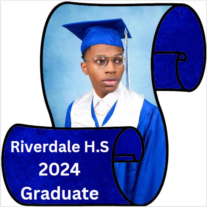 Editable Graduation Scroll Fan Template - Etsy