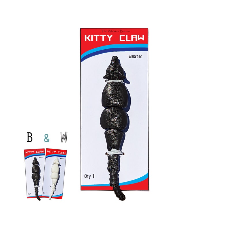 Articulated Mouse Cat Toy: 3D Printed Wiggly Lure - Etsy