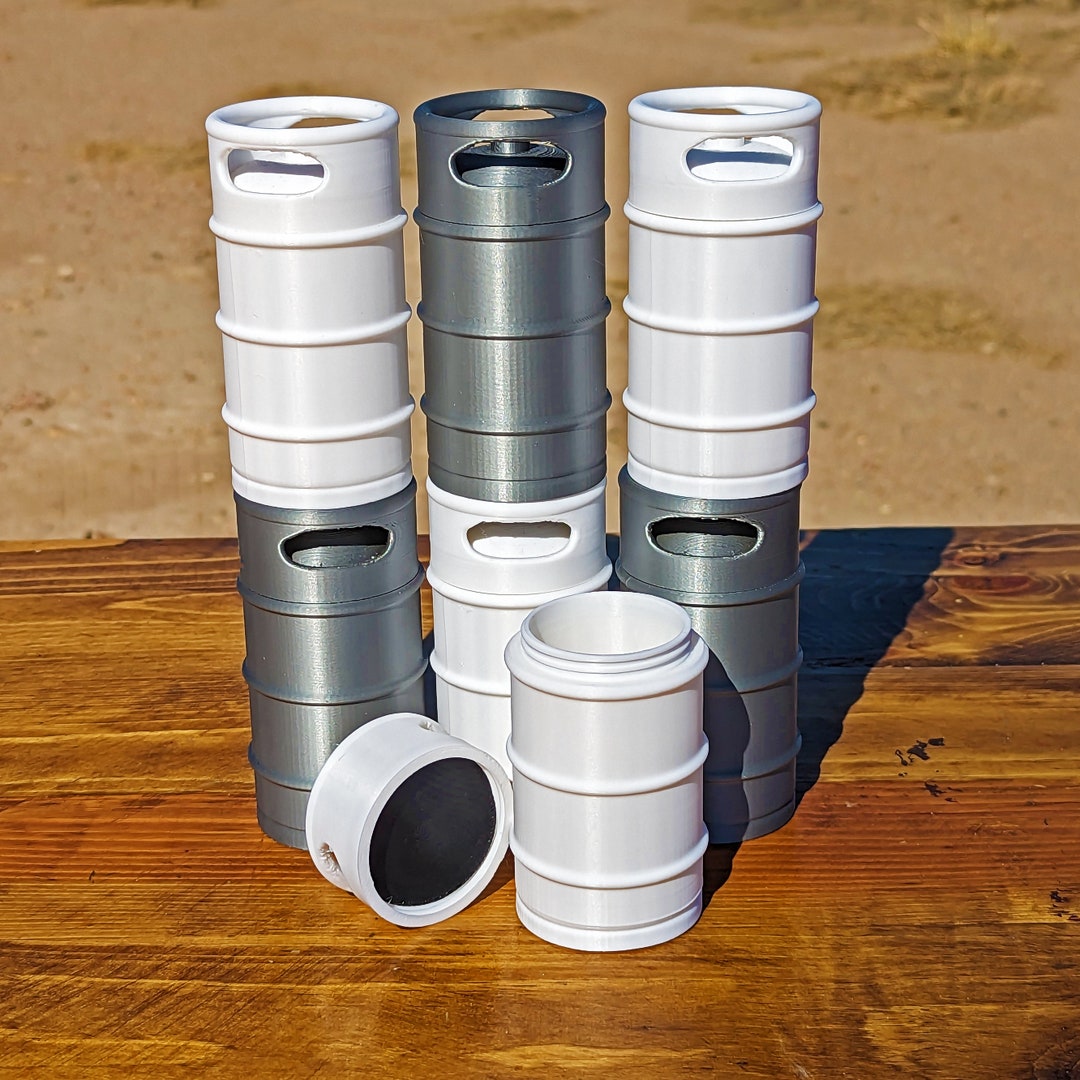 Keg Container | Scent Proof, 3D Printed, Mini-keg | Threaded Storage ...
