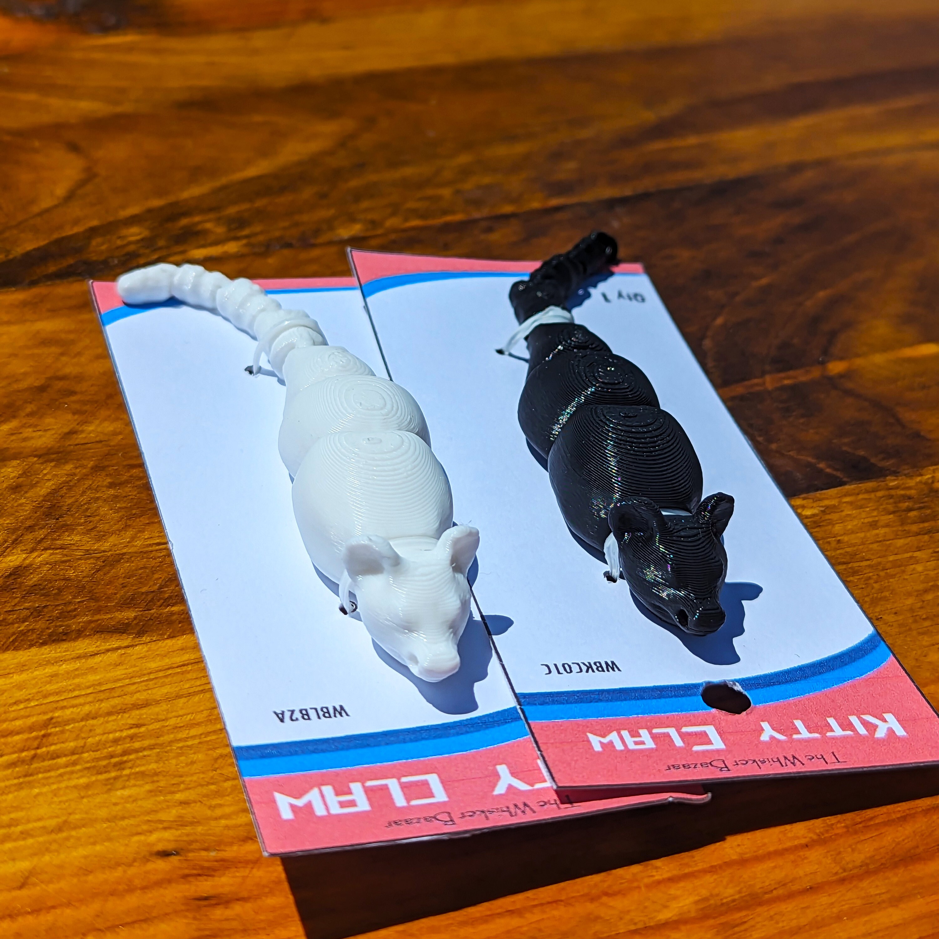 Articulated Mouse Cat Toy: 3D Printed Wiggly Lure - Etsy