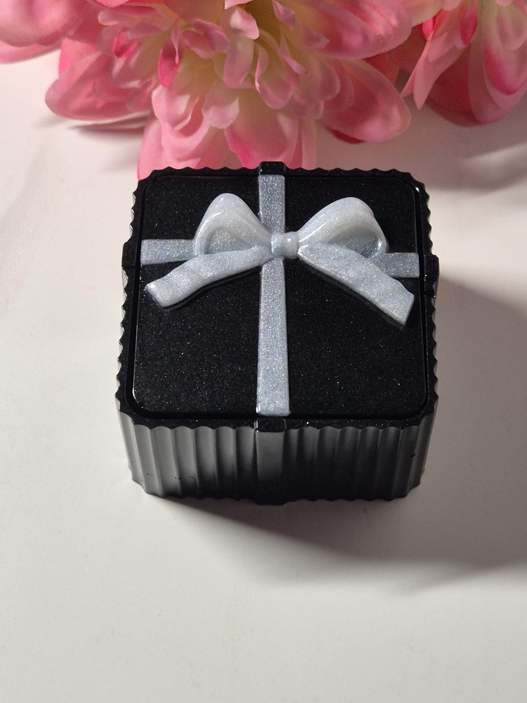 Customizable Epoxy Resin Gift Box With Lid Small Gift Box Jewelry Gift ...
