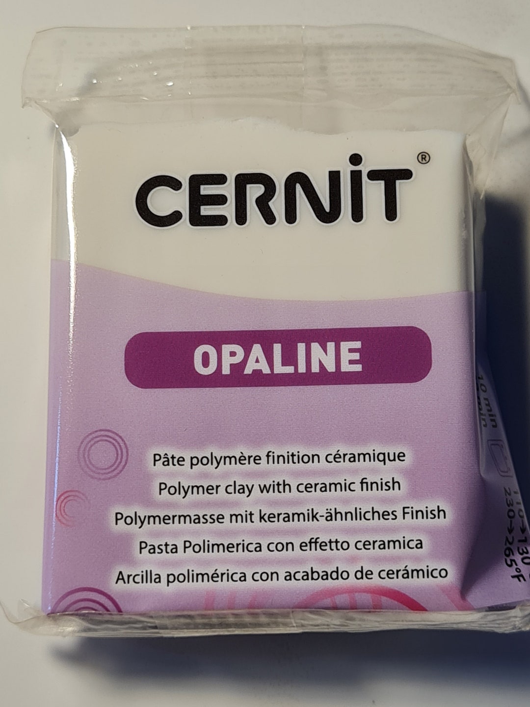 Cernit Opaline White 56g No. 010 Polymer Clay - Modelling Clay - Oven ...