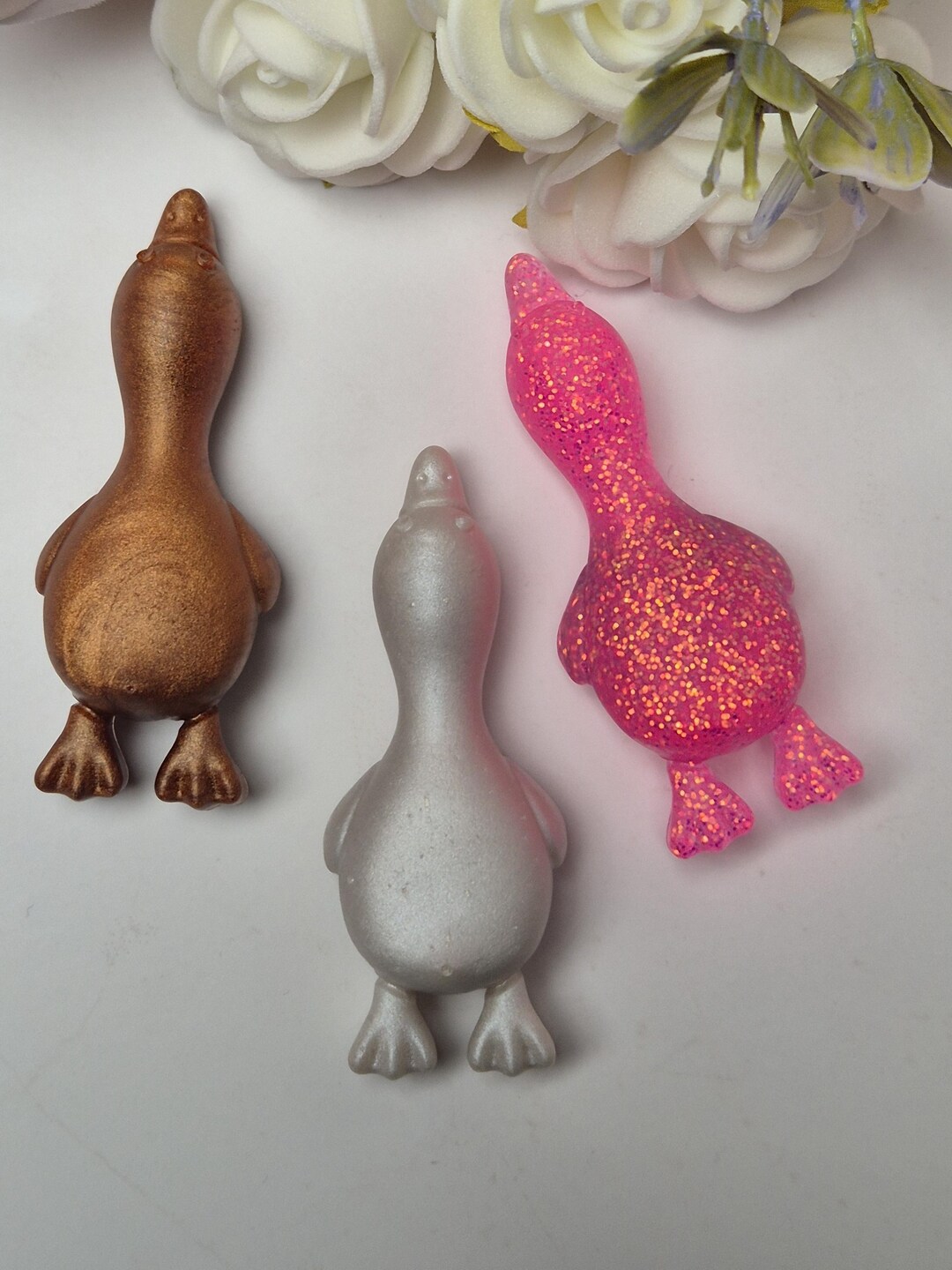 Fridge Magnet - Duck Made of Epoxy Resin - Magnet - Small Gift - Small ...