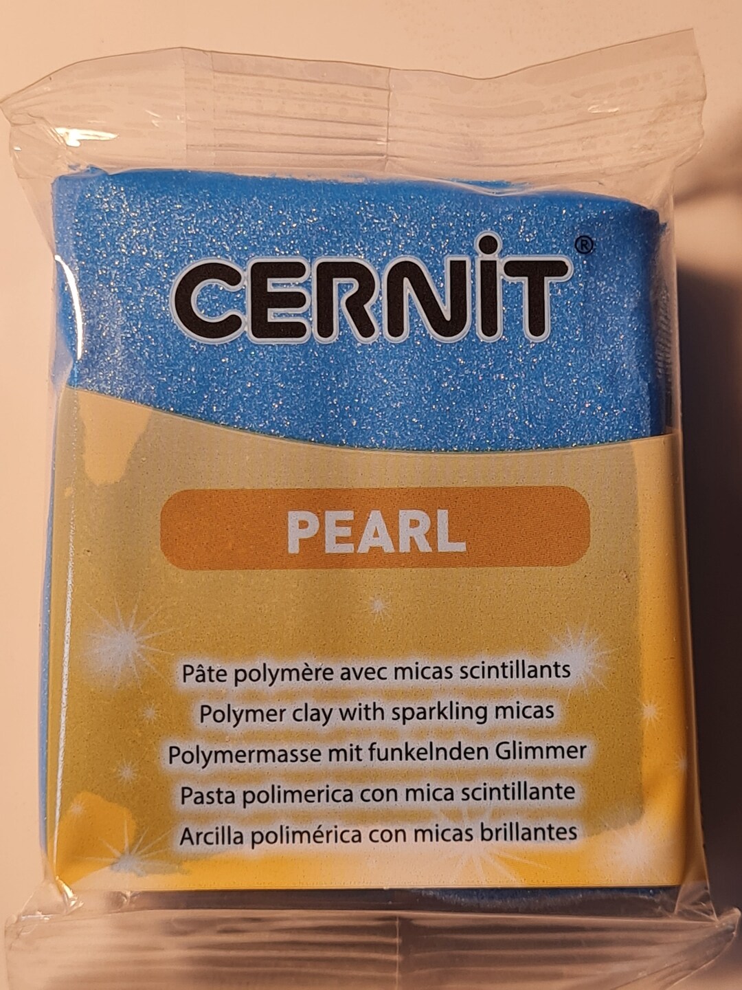 Cernit Pearl Blue 56g No. 200 Polymer Clay Modelling Clay Oven ...