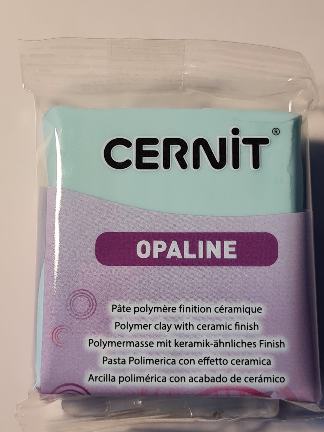Cernit Opaline Mint 56g No. 640 Polymer Clay - Modelling Clay - Oven ...