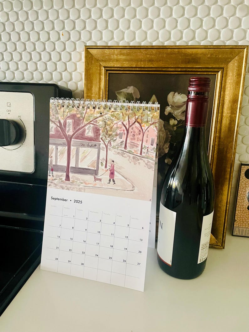 2025 Watercolor Calendar mini 11 X 7 Inch - Etsy UK