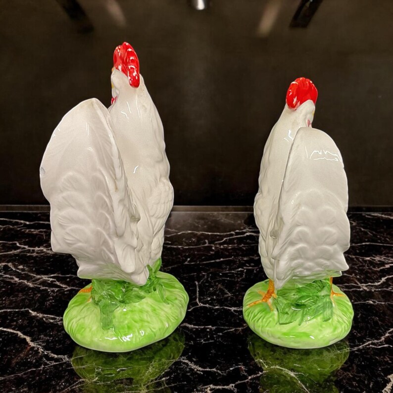 Lefton Vintage Hen and Rooster 7” Tall 1 Pair - Etsy