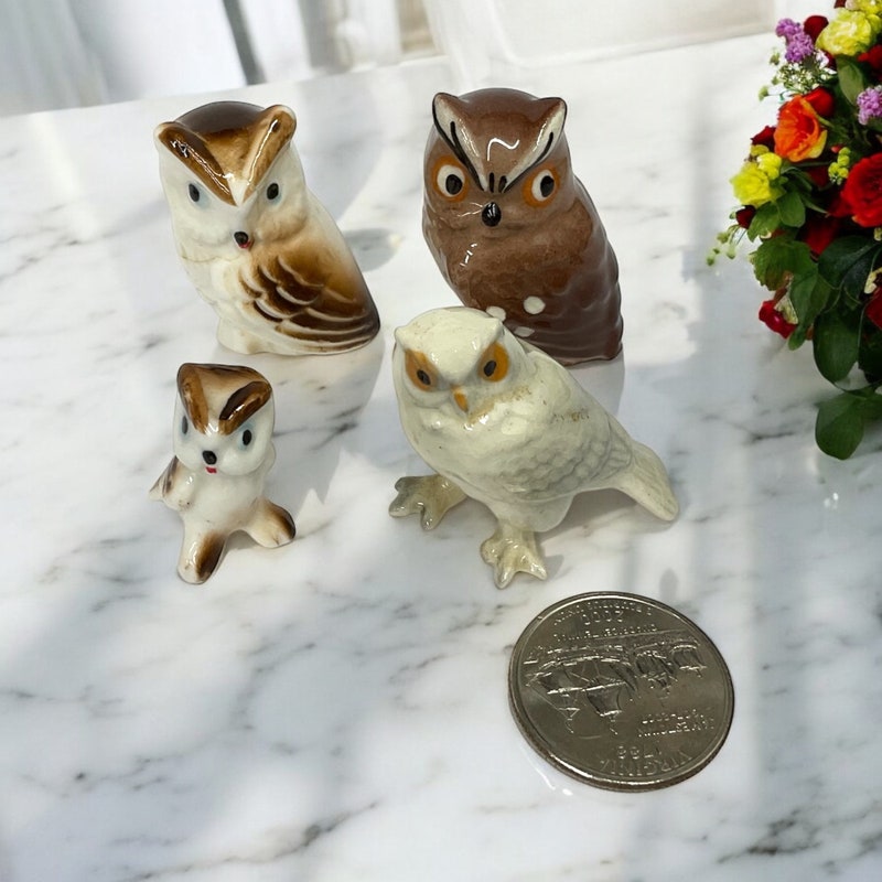 Owl Miniature - Etsy