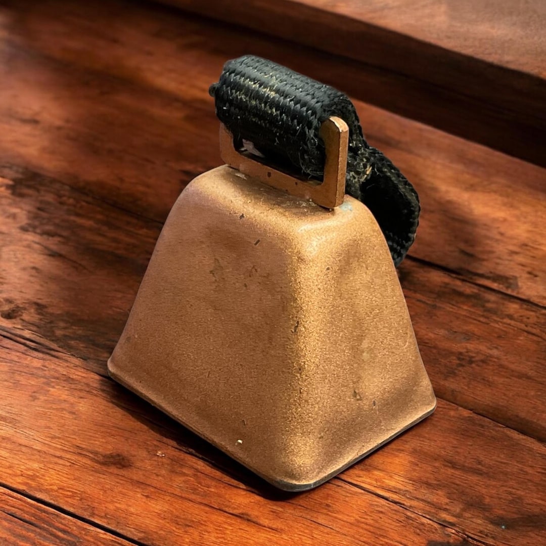 Vintage Copper Cowbell - Etsy