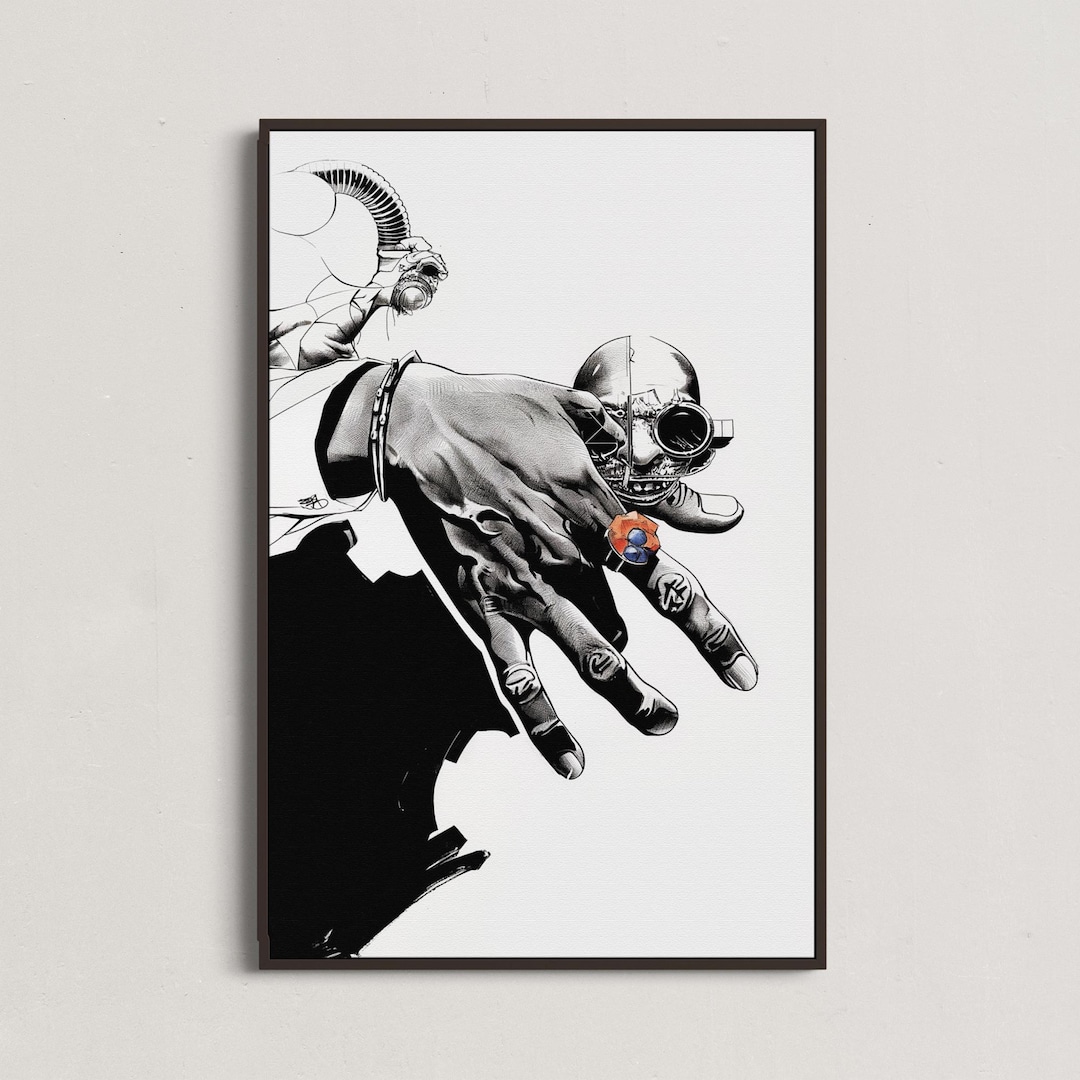 Hip Hop Poster With Urban Graffiti, Modern Rap Art, Street Culture Wall ...