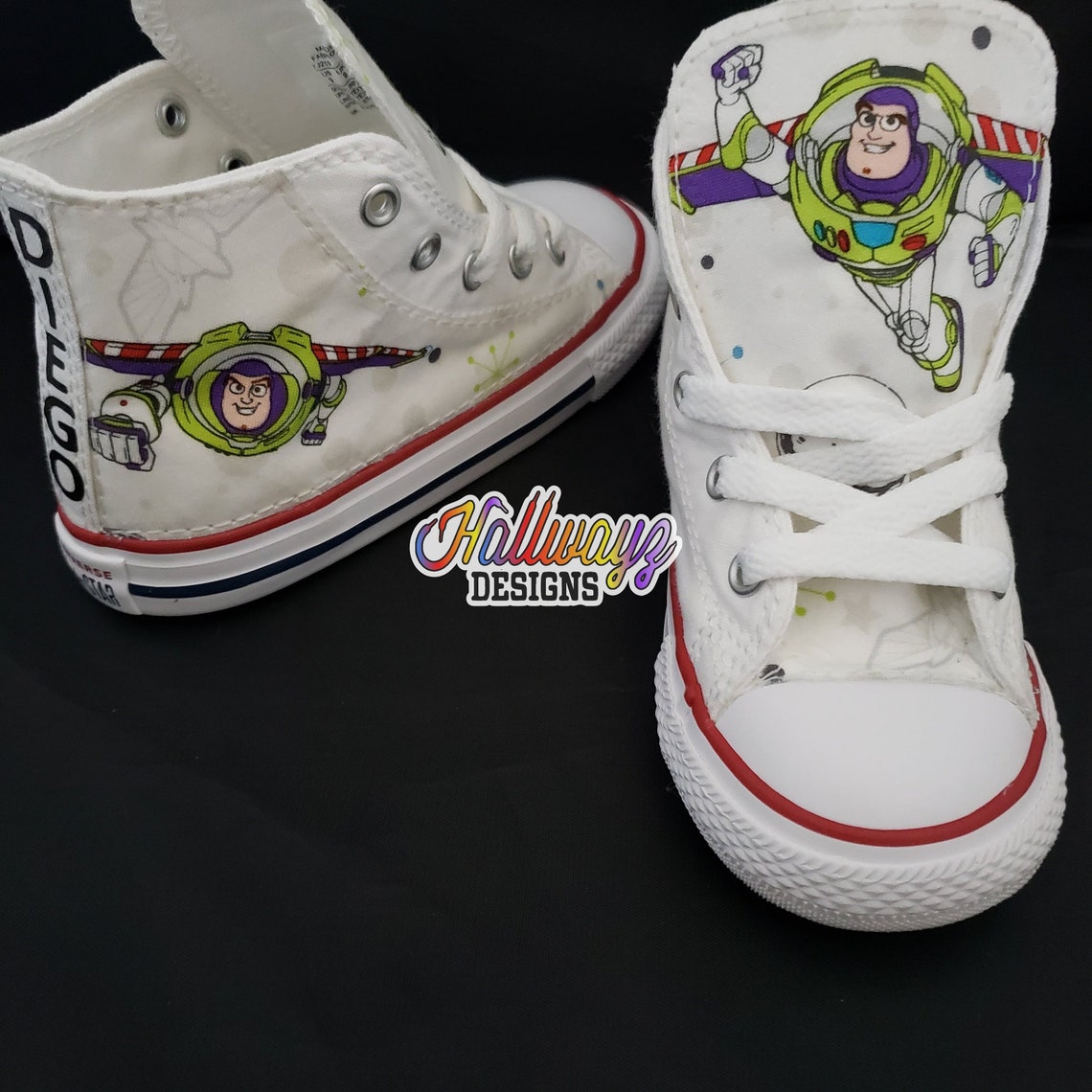 Custom Toy Story Buzz Lightyear Converse Shoes - Etsy