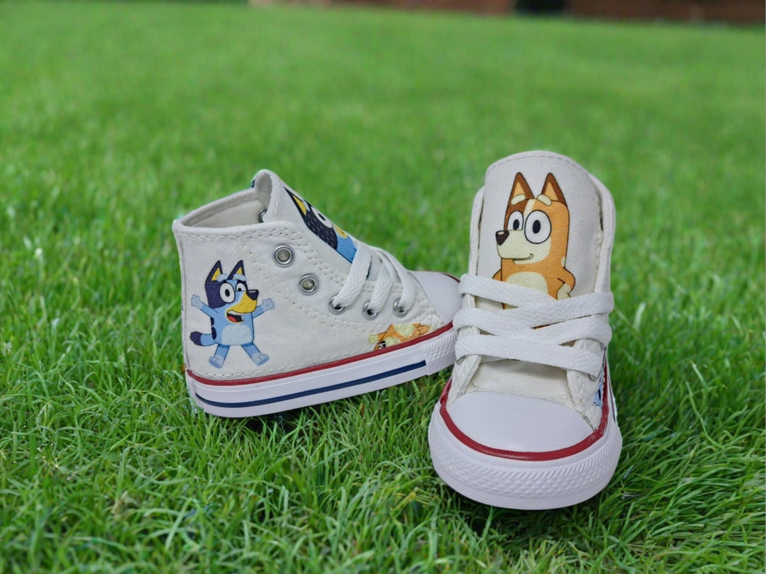 Bluey and Bingo Custom Converse Shoes, Personalized Unisex Toddler ...