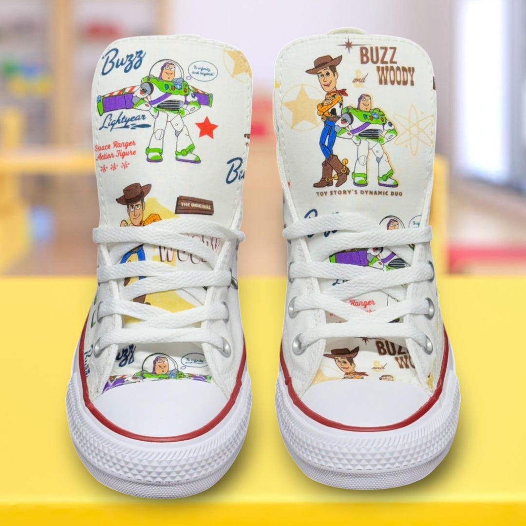 Custom Toy Story Converse Shoes Birthday Sneaker Woody Buzz ...