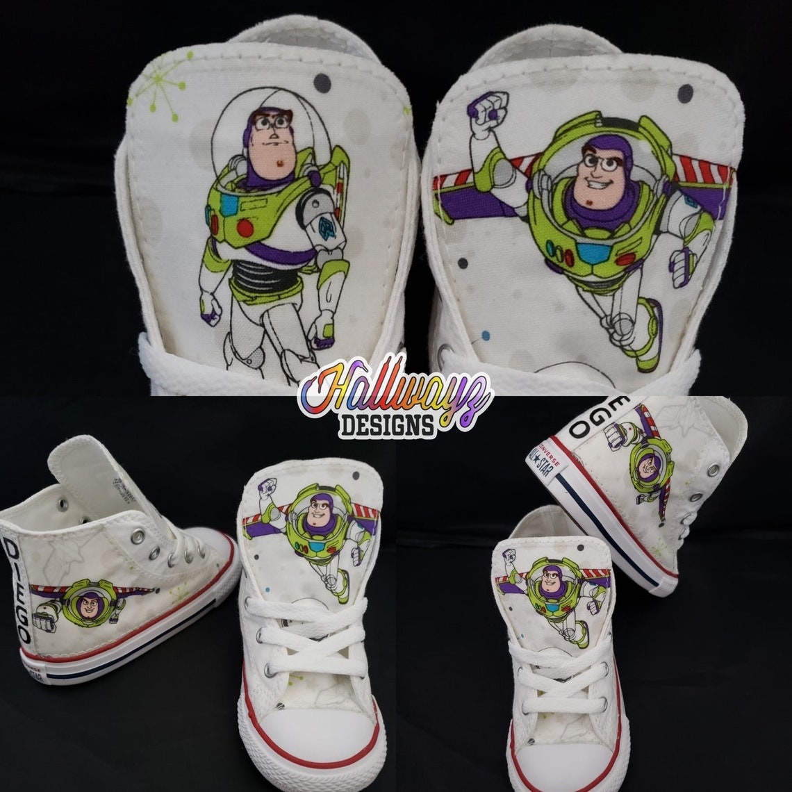 Custom Toy Story Buzz Lightyear Converse Shoes - Etsy