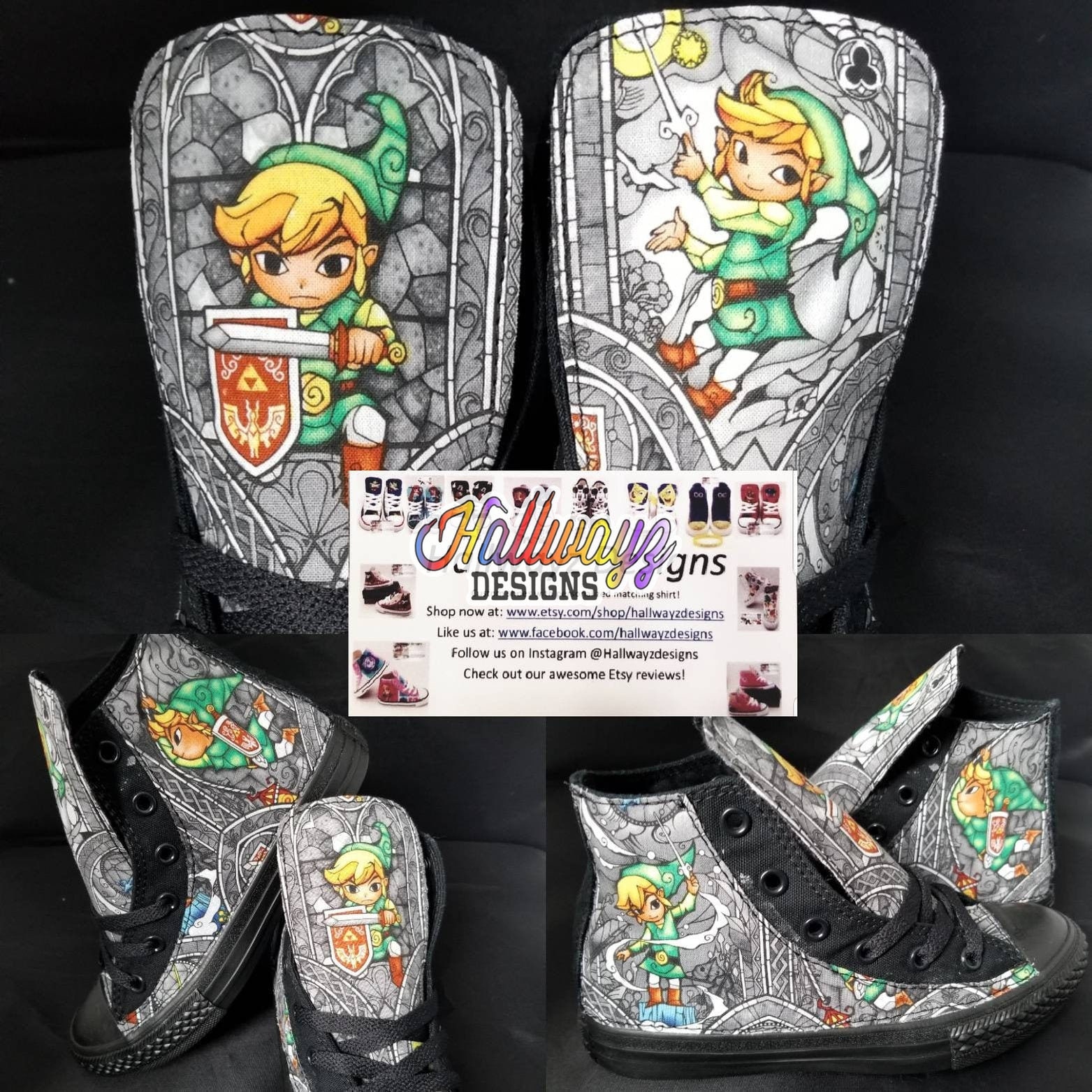 Custom Legend of Zelda Converse Shoes Birthday Sneaker - Etsy