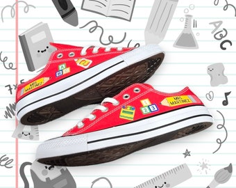 Teacher Shoes for Women, Gift for Teachers, Teacher Shoes, Teacher Vans ...