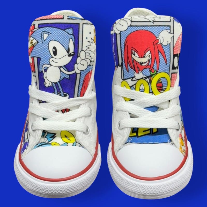 Sonic the Hedgehog Shoes - Etsy