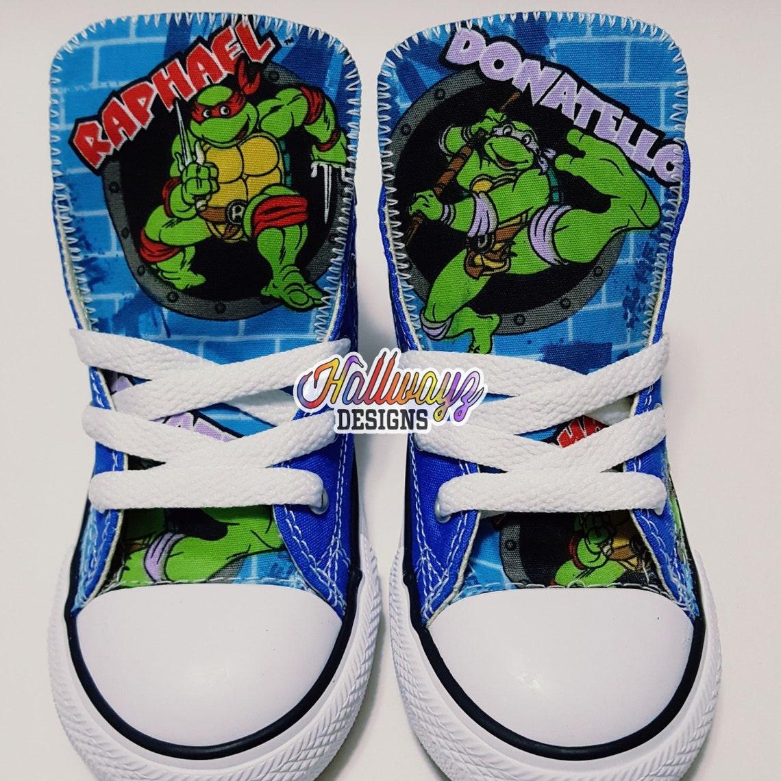 Custom TMNT Converse Sneakers: Personalized Birthday Gift - Etsy