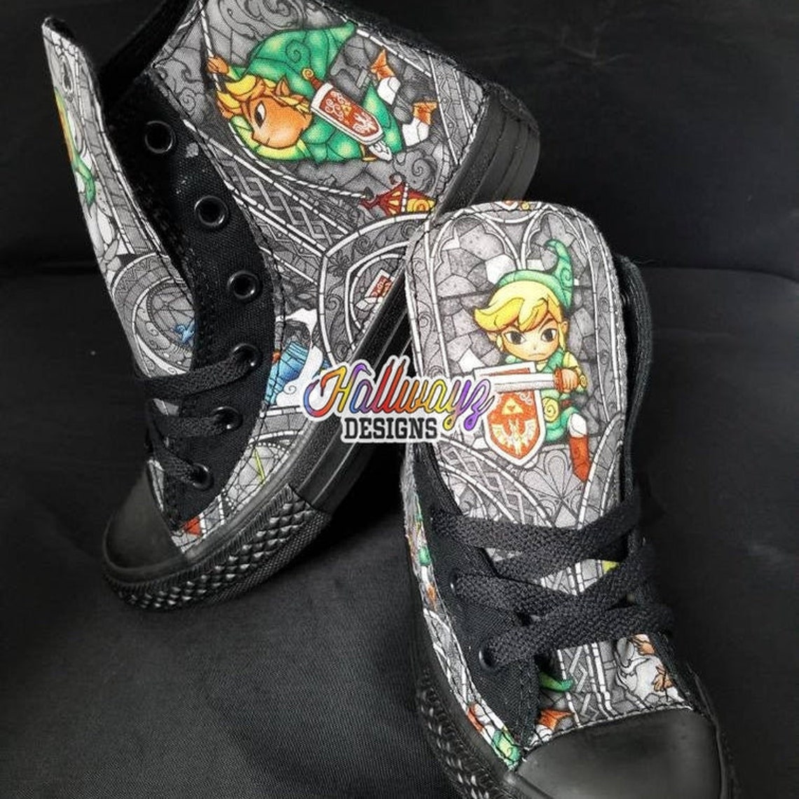 Custom Legend of Zelda Converse Shoes Birthday Sneaker - Etsy