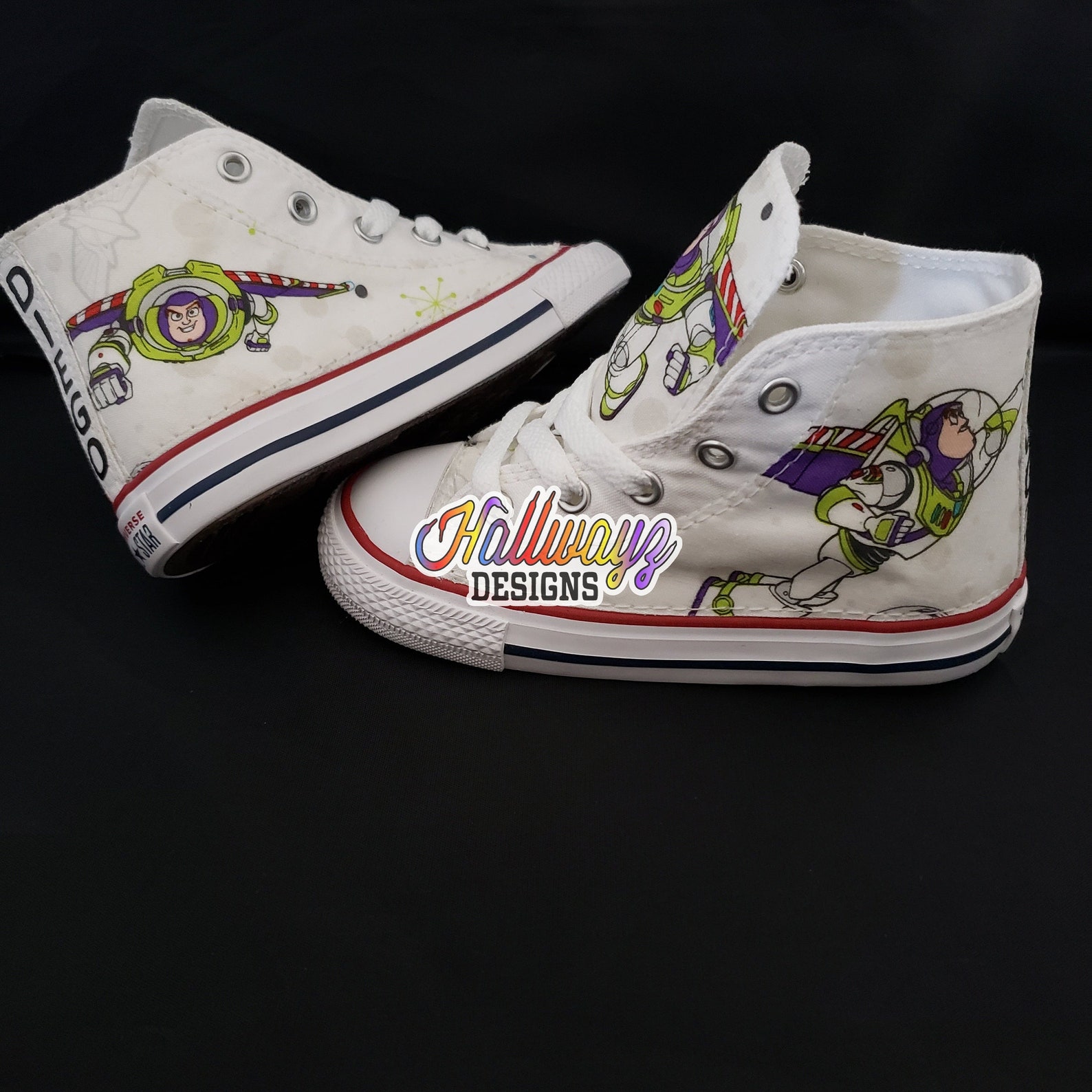 Custom Toy Story Buzz Lightyear Converse Shoes - Etsy