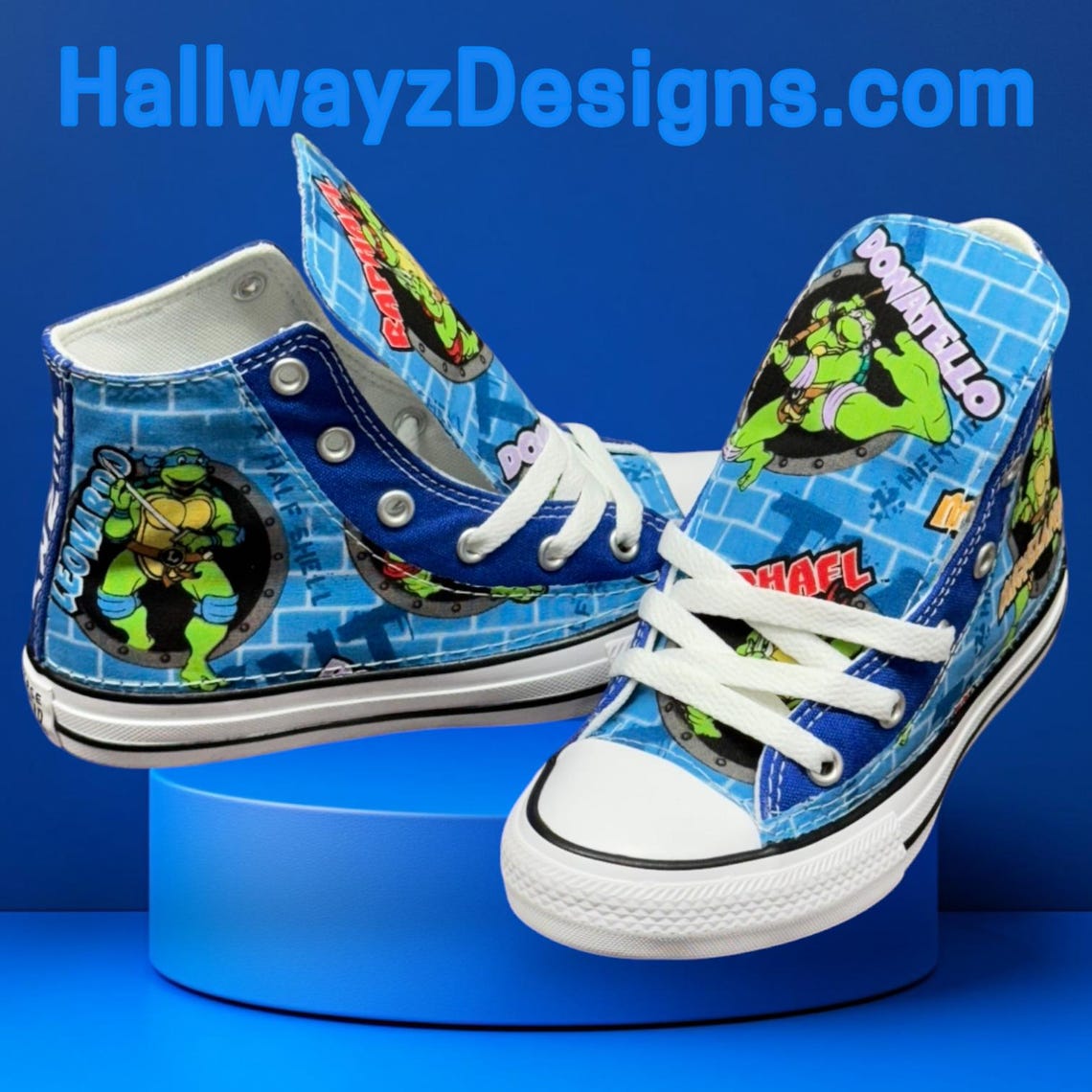 Custom TMNT Converse Sneakers: Personalized Birthday Gift - Etsy