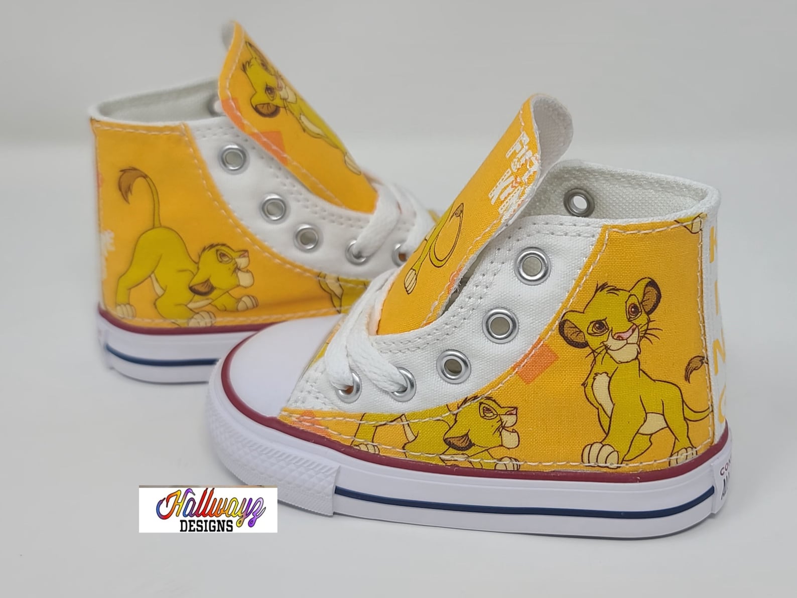 Custom Lion King Simba Converse Sneakers - Personalized Birthday Shoes ...