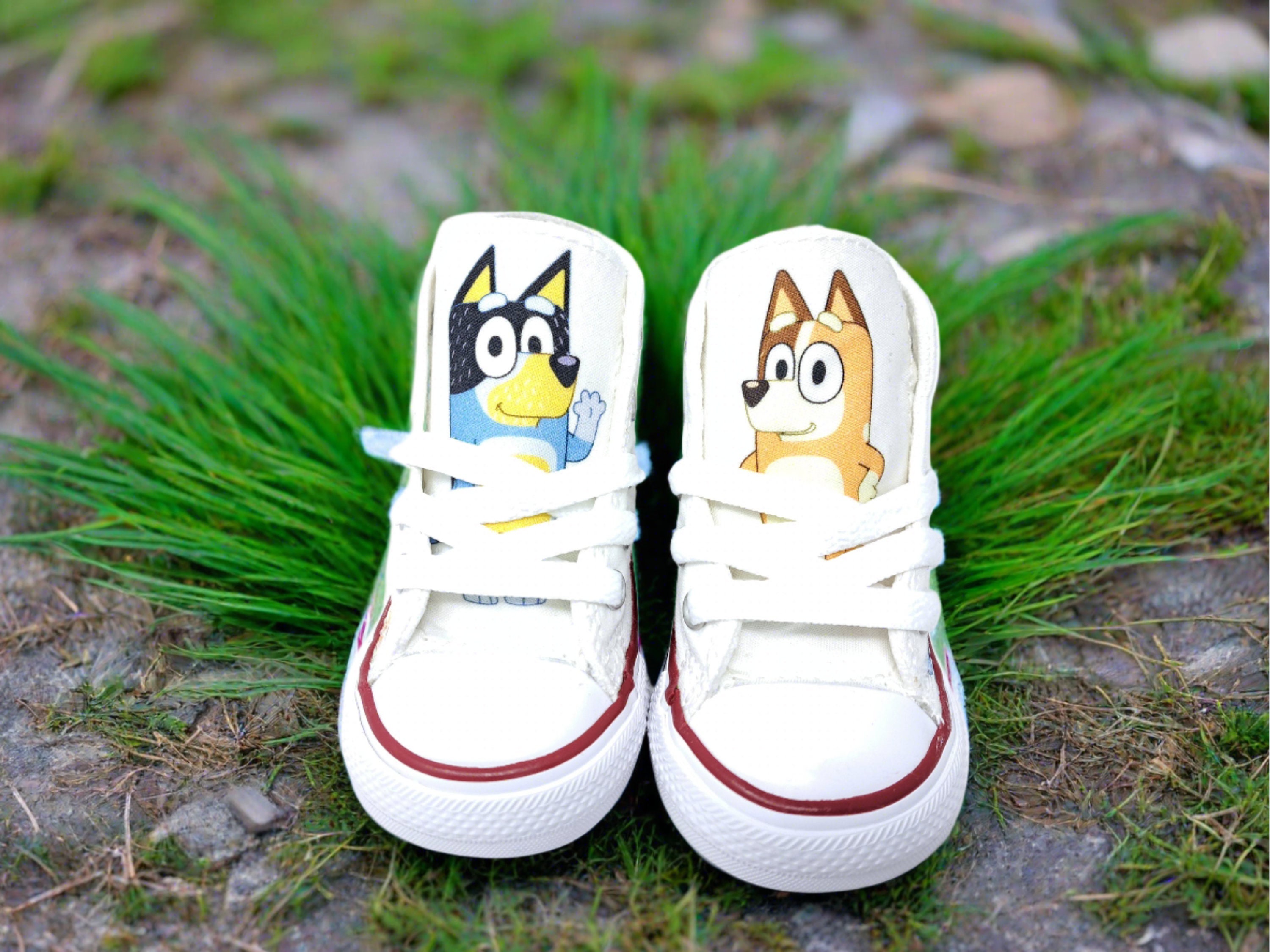 Bluey and Bingo Custom Converse Shoes, Personalized Unisex Toddler ...