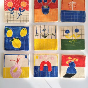 Ceramic Tiles, Hand-painted, Decoration, Decorative Tile, Art ...