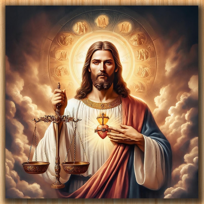 Jesus Our Judge, Christ Wall Art, Our Father Judge Art Printable, Bible ...