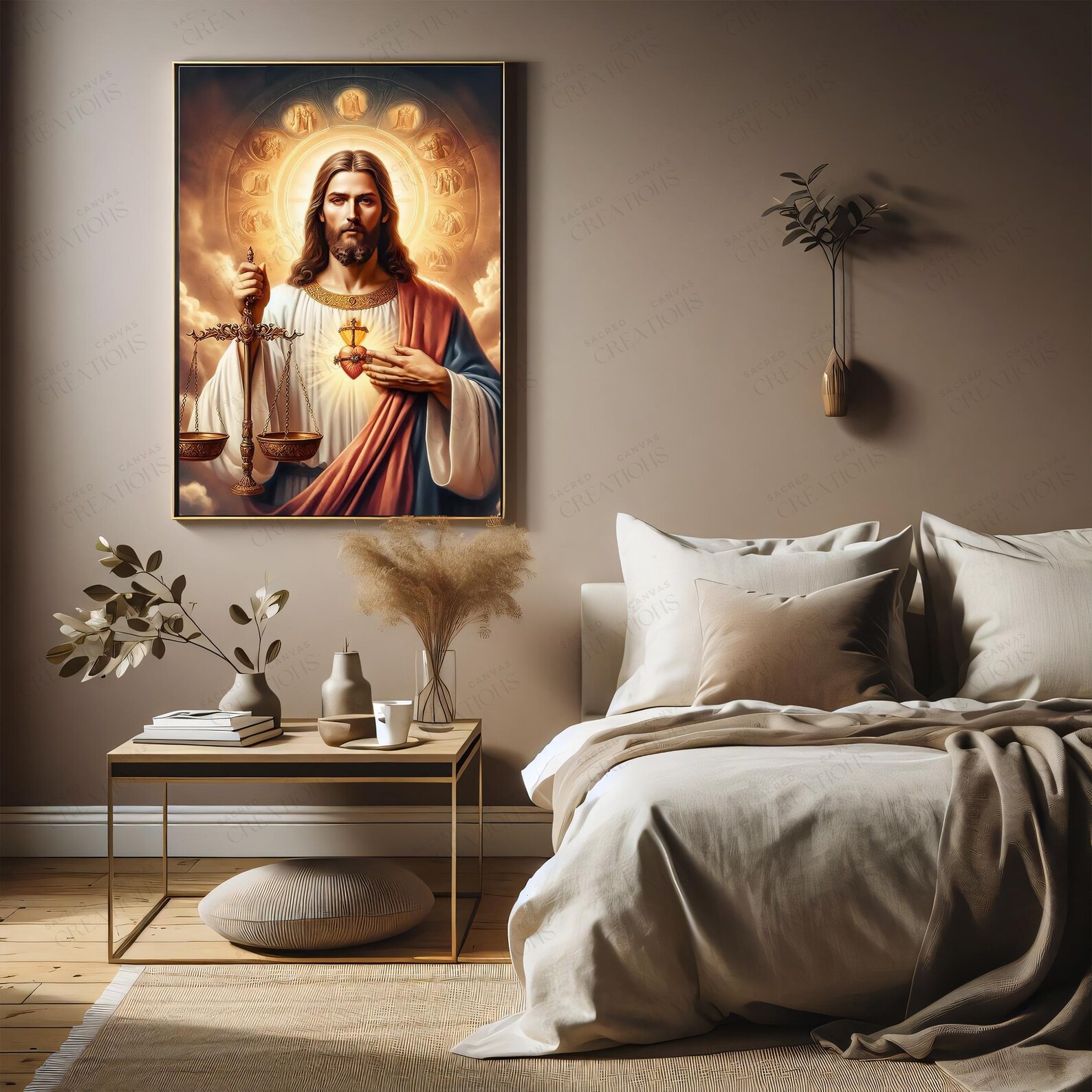 Jesus Our Judge, Christ Wall Art, Our Father Judge Art Printable, Bible ...