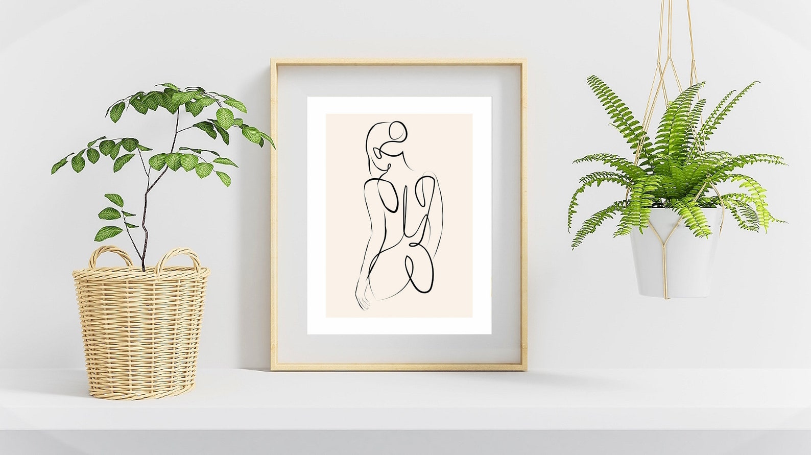 Abtstract Woman Line Art, Abstract Woman Body Line Drawing, Feminist ...