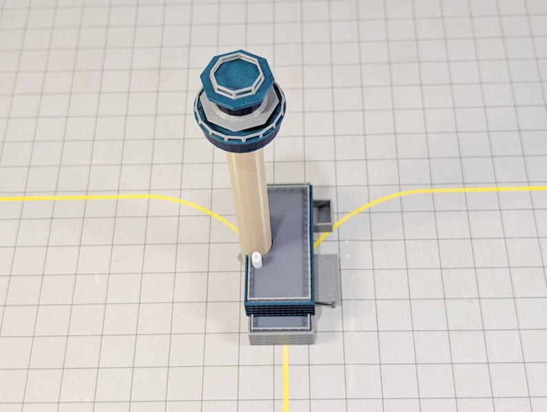 London STANSTED AIRPORT ATC Air Traffic Control Tower 1:400 Scale ...