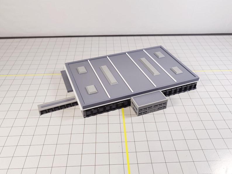 CARGO TERMINAL Building Facility Airport Aircraft GSE Model 1:400 Scale ...