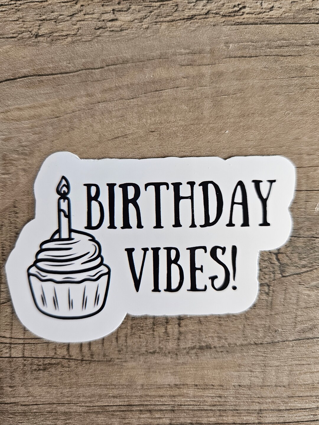 Happy Birthday Vinyl Sticker - Etsy