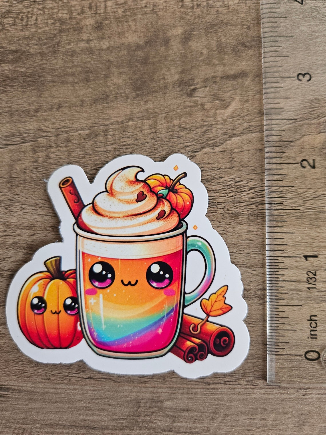 Animated Vinyl Pumpkin Spice Sticker - Etsy